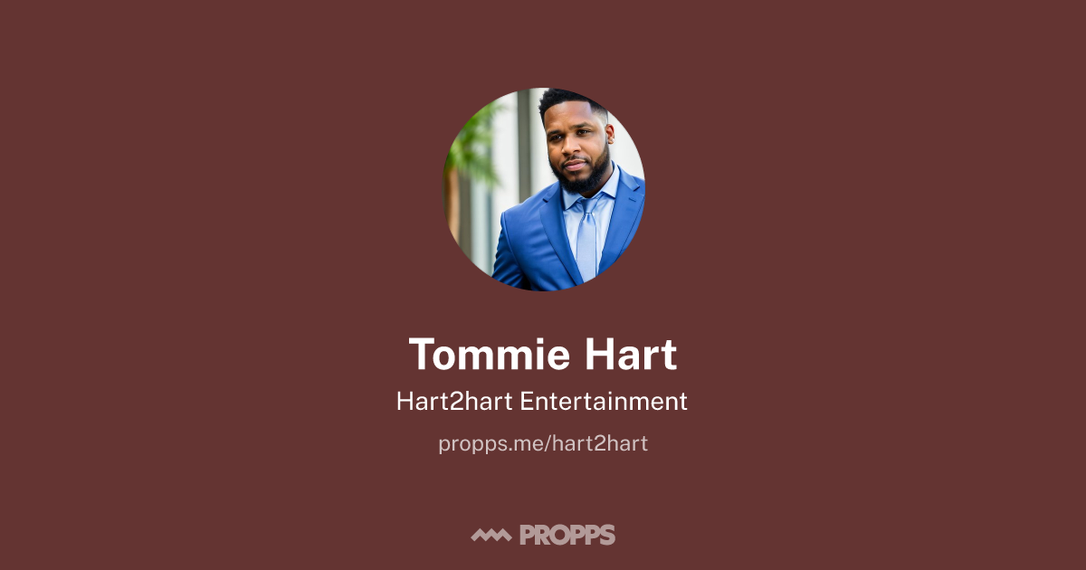 Tommie Hart - Hart2hart Entertainment