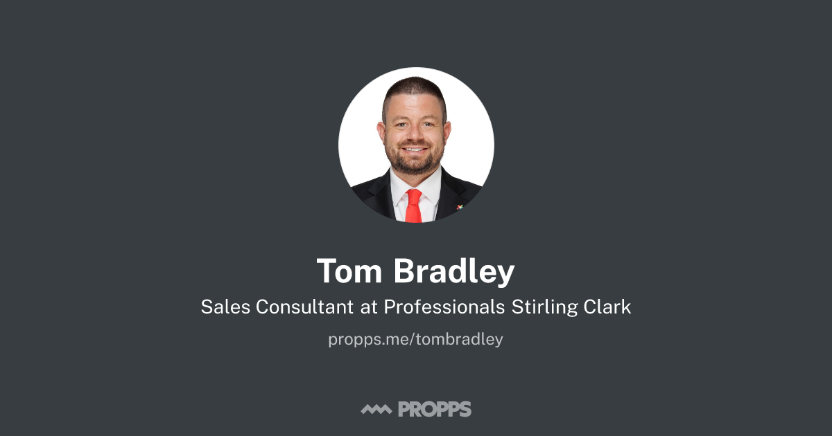 Tom Bradley - Sales Consultant at Professionals Stirling Clark