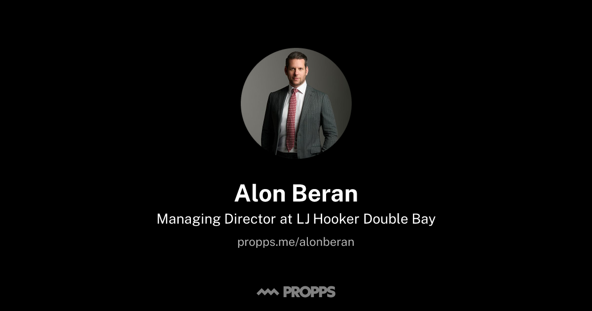 Alon Beran - Managing Director at LJ Hooker Double Bay