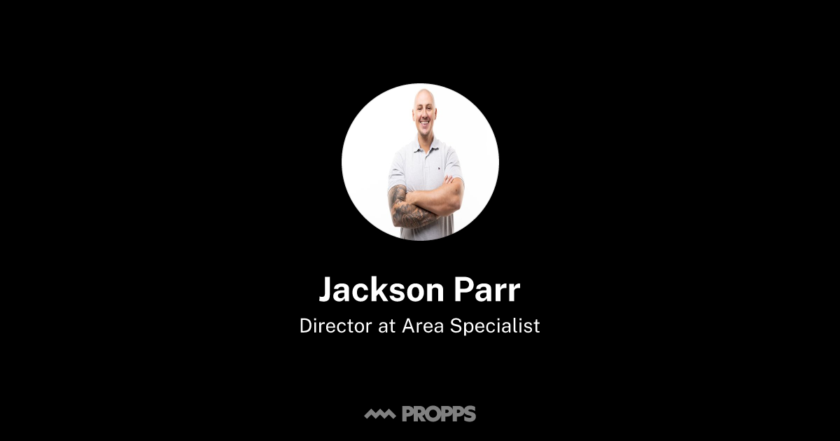 Jackson Parr - Director at Area Specialist