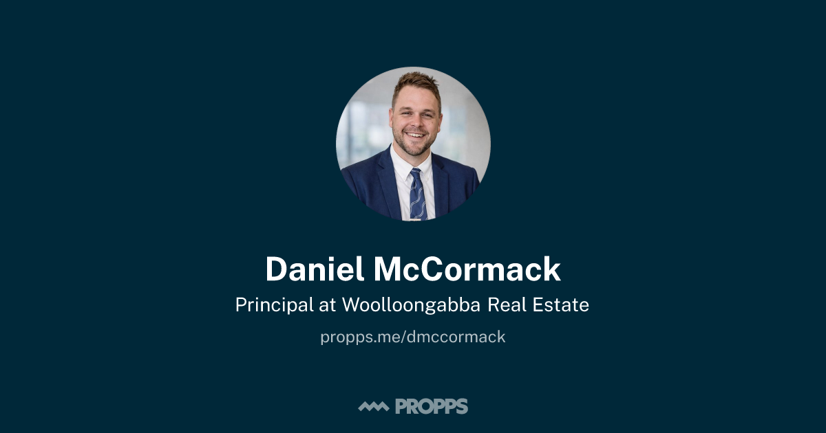 Daniel McCormack - Principal at Woolloongabba Real Estate