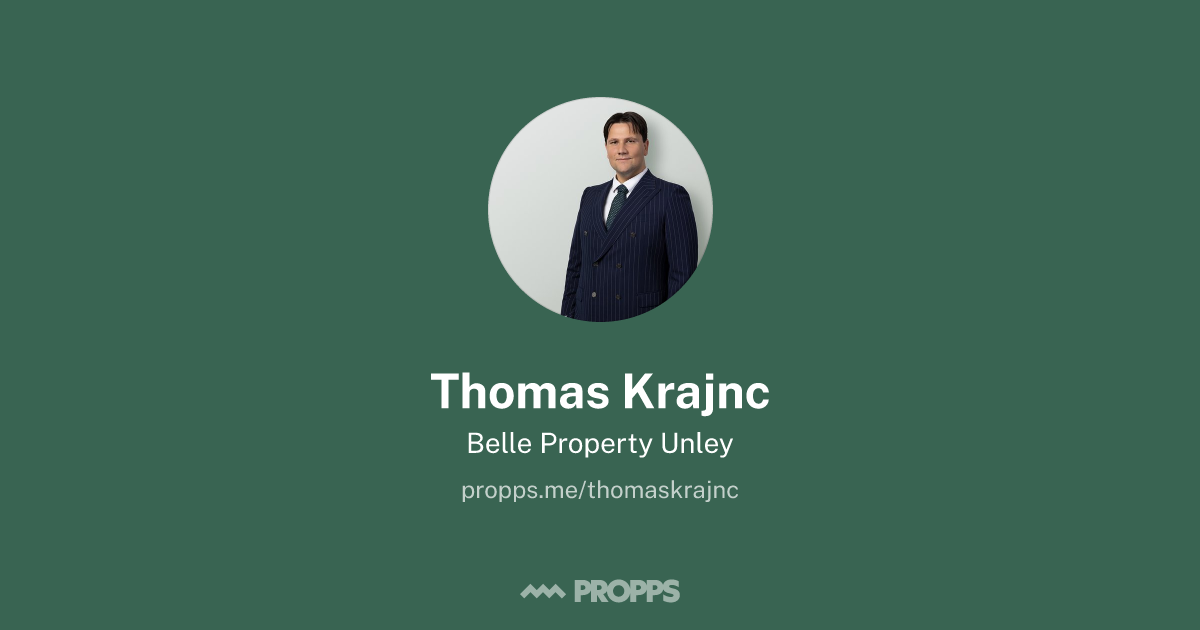 Thomas Krajnc - Belle Property Unley