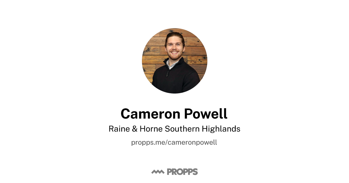 Cameron Powell - Raine & Horne Southern Highlands