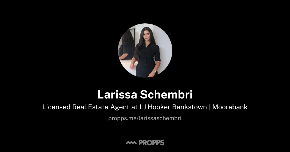 Larissa Schembri - Licensed Real Estate Agent at LJ Hooker Bankstown ...