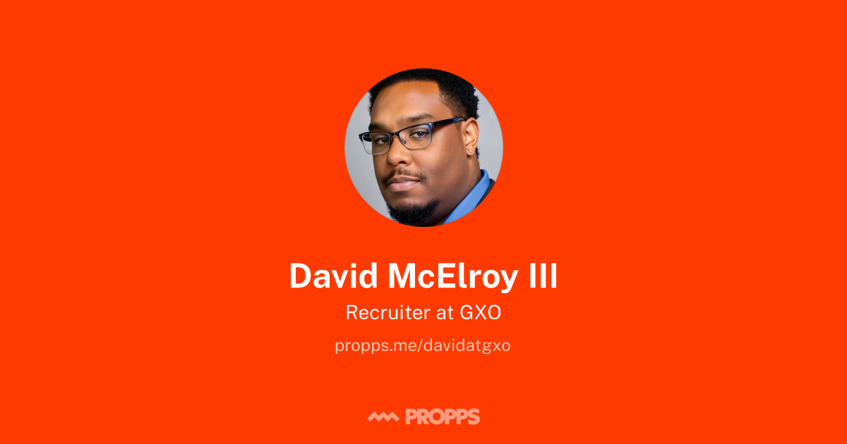David McElroy III - Recruiter at GXO